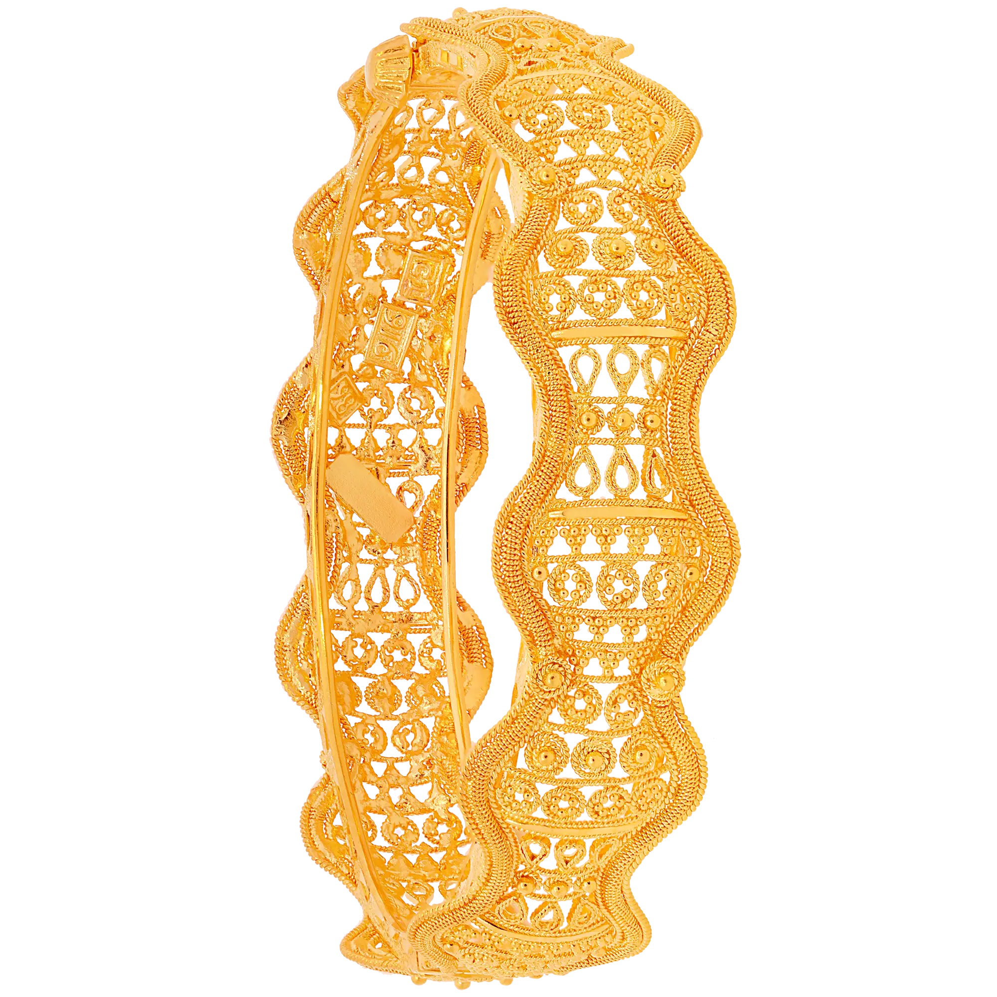 Artistic Openable Kara in 22K Gold – Malani Jewelers