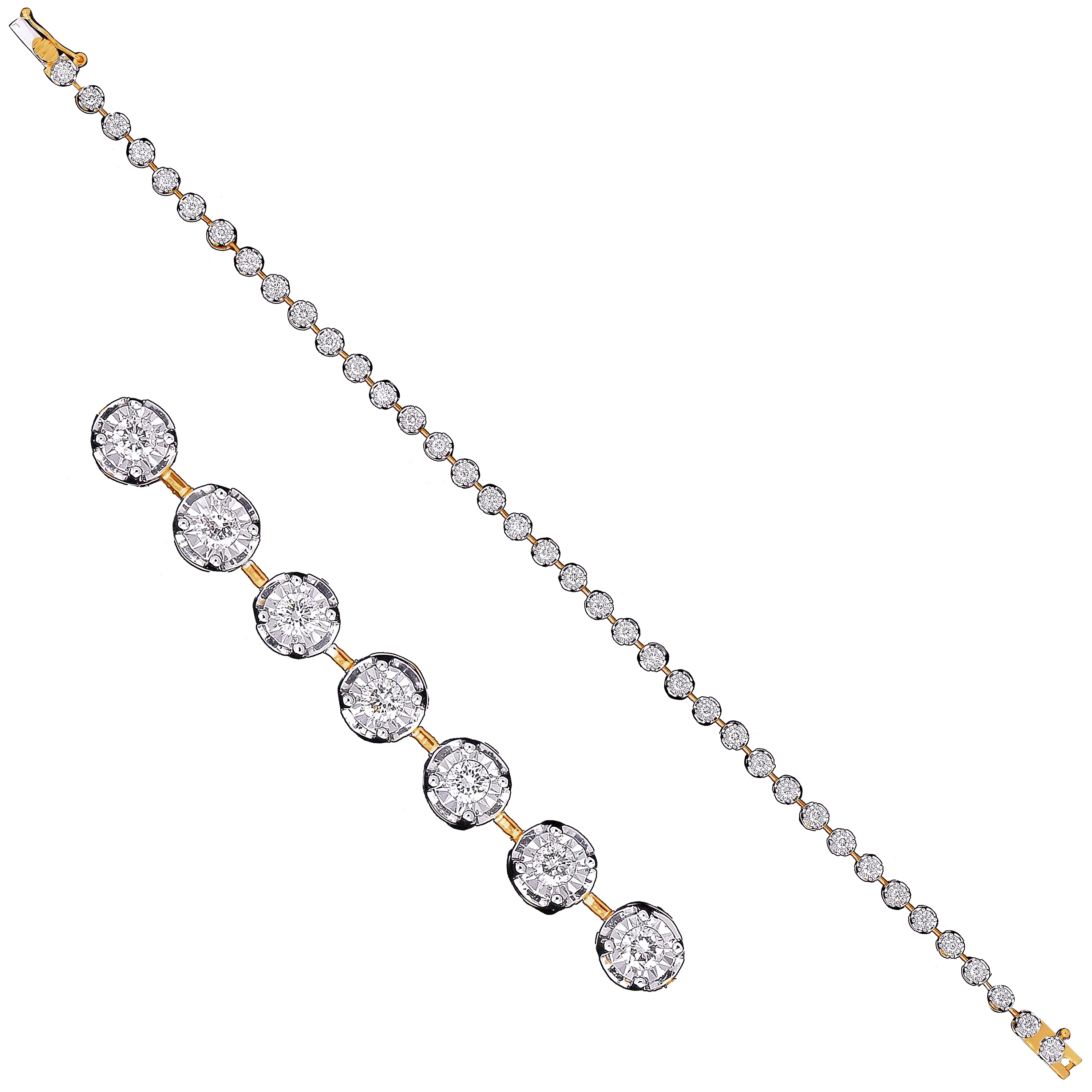 0.75Ct VS/GHI Diamond Bracelet in 18K Gold – Malani Jewelers